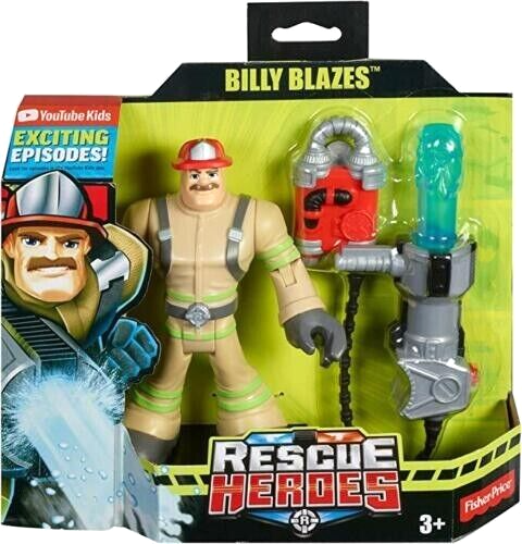 Fisher Price Rescue Heroes Billy Blazes Action Figure - Rescue Heroes