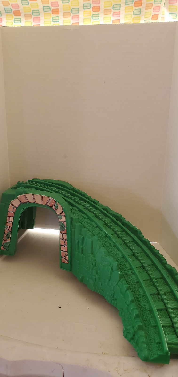 Fisher-Price Geotrax Green Mountain Ramp Track Tunnel Bridge - GeoTrax