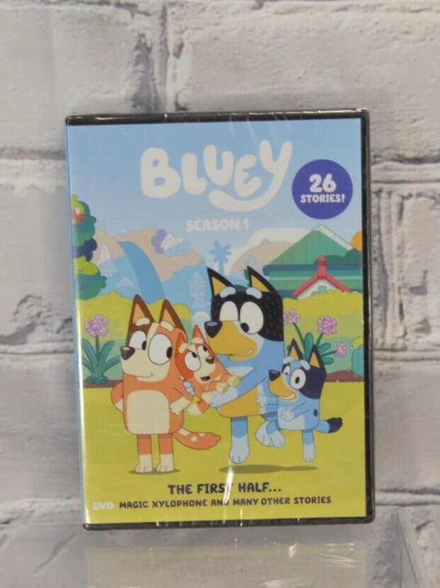BLUEY AUSTRALIAN TV SERIES SEASON 1 THE FIRST HALF New Sealed DVD 26 ...