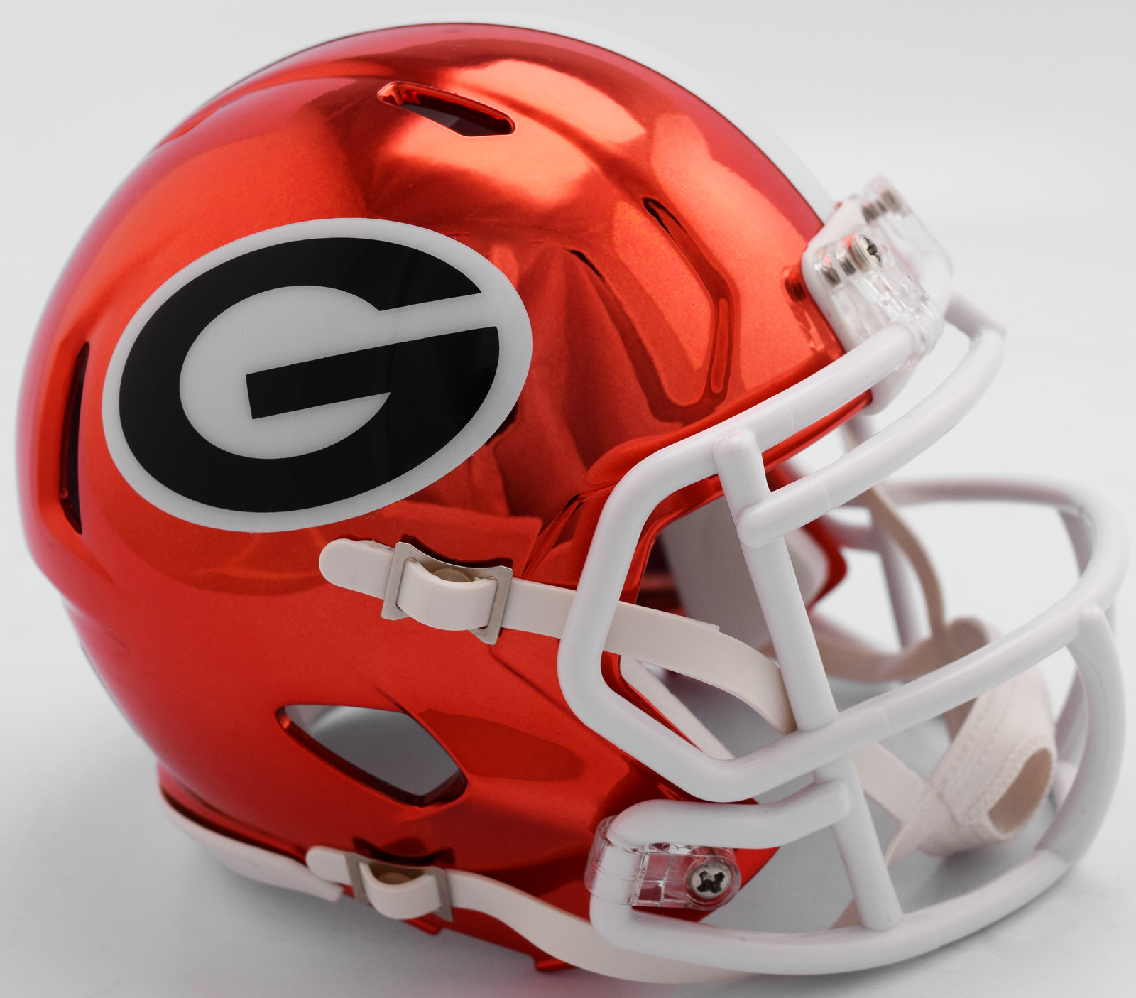 Georgia Bulldogs Helmet Riddell Replica Mini Speed Style Chrome ...