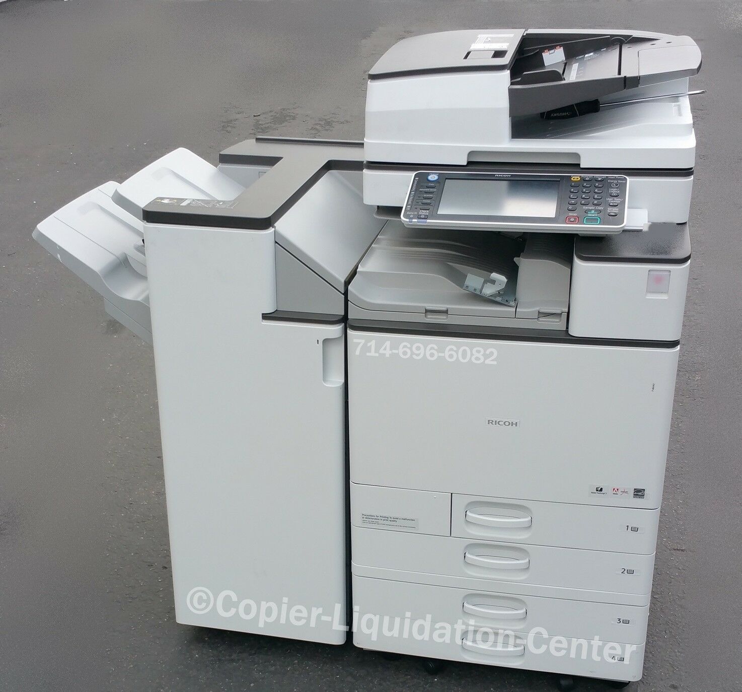 Ricoh MPC4503 MP C4503 color tabloid copier print speed 45 ppm lta ...