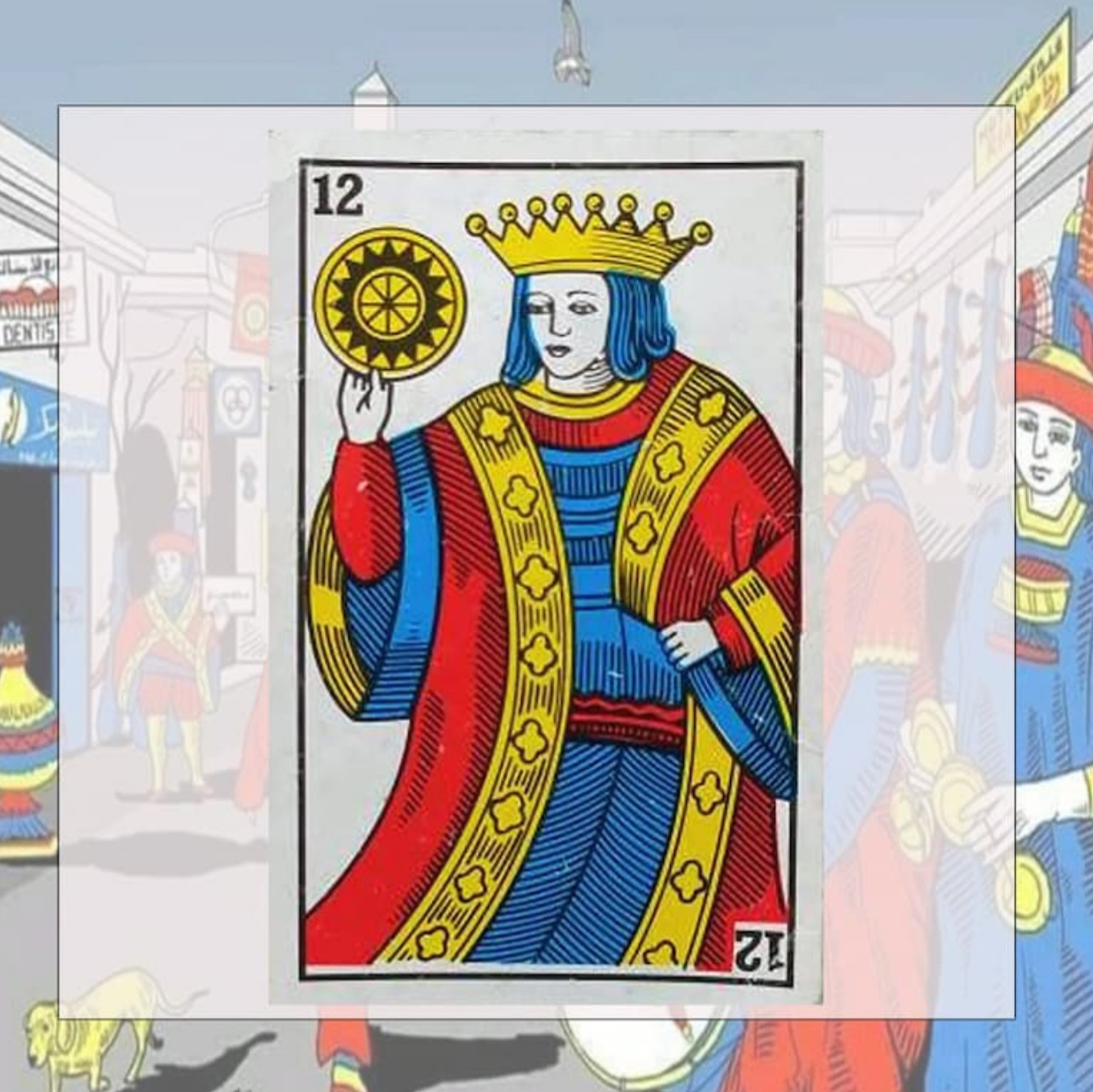 Original Morocco Playing CARDS, 40 cartes Karta Moroccan jeu naipes ...