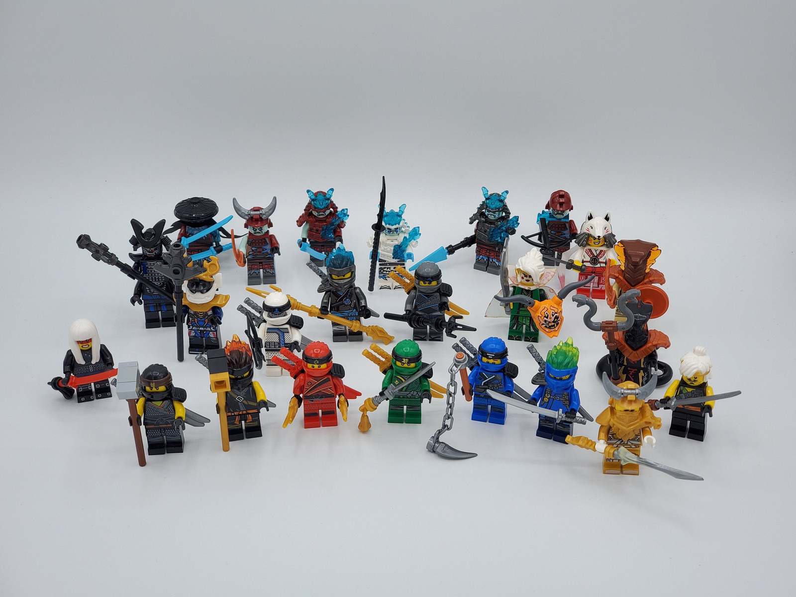 Ninjago Lot Season 11 Blizzard Samurai Minifigures 24 Minifigures Set ...