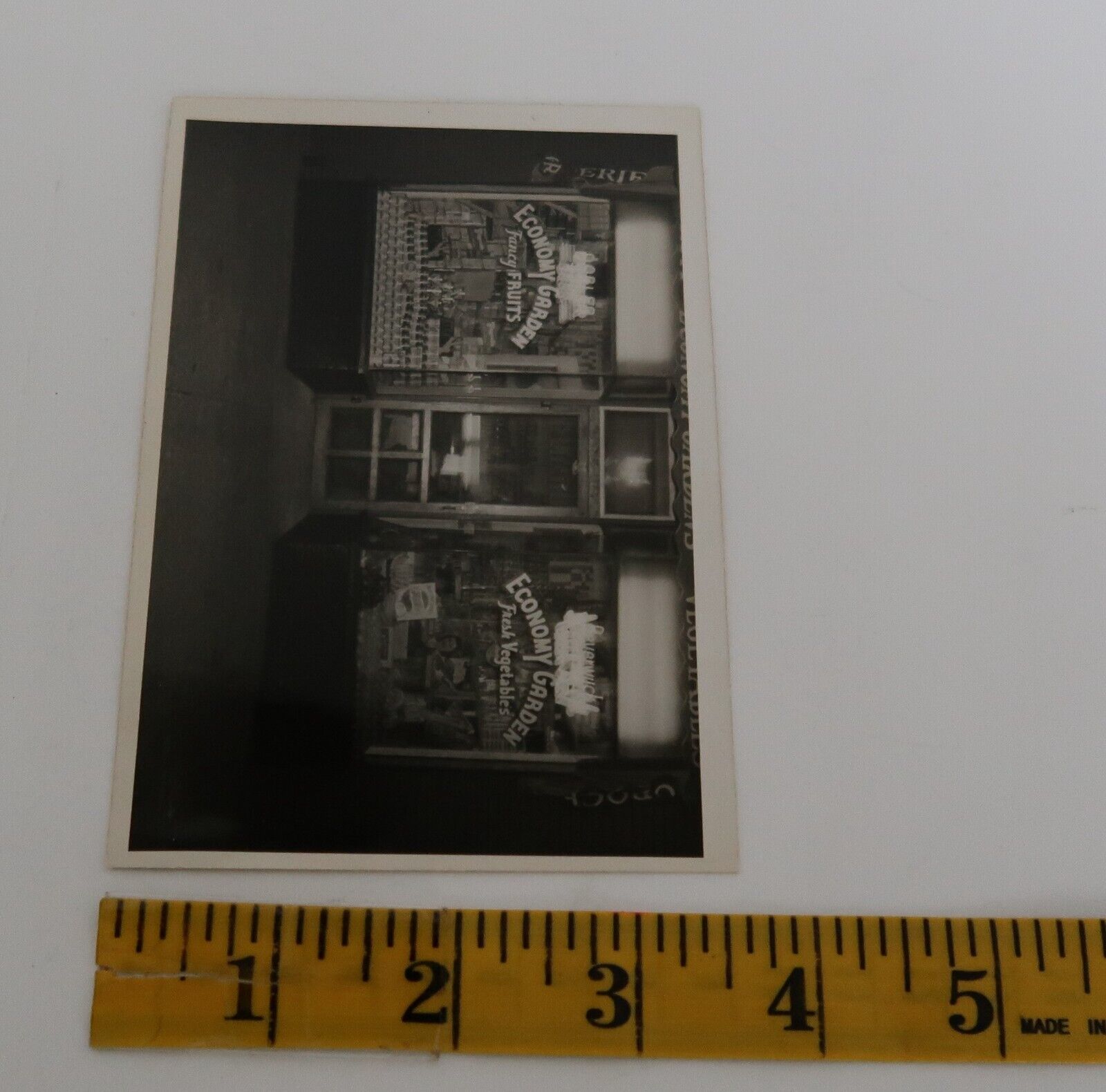 1950's Black & White Photo 5" by 7" General Store Storefront Window ...