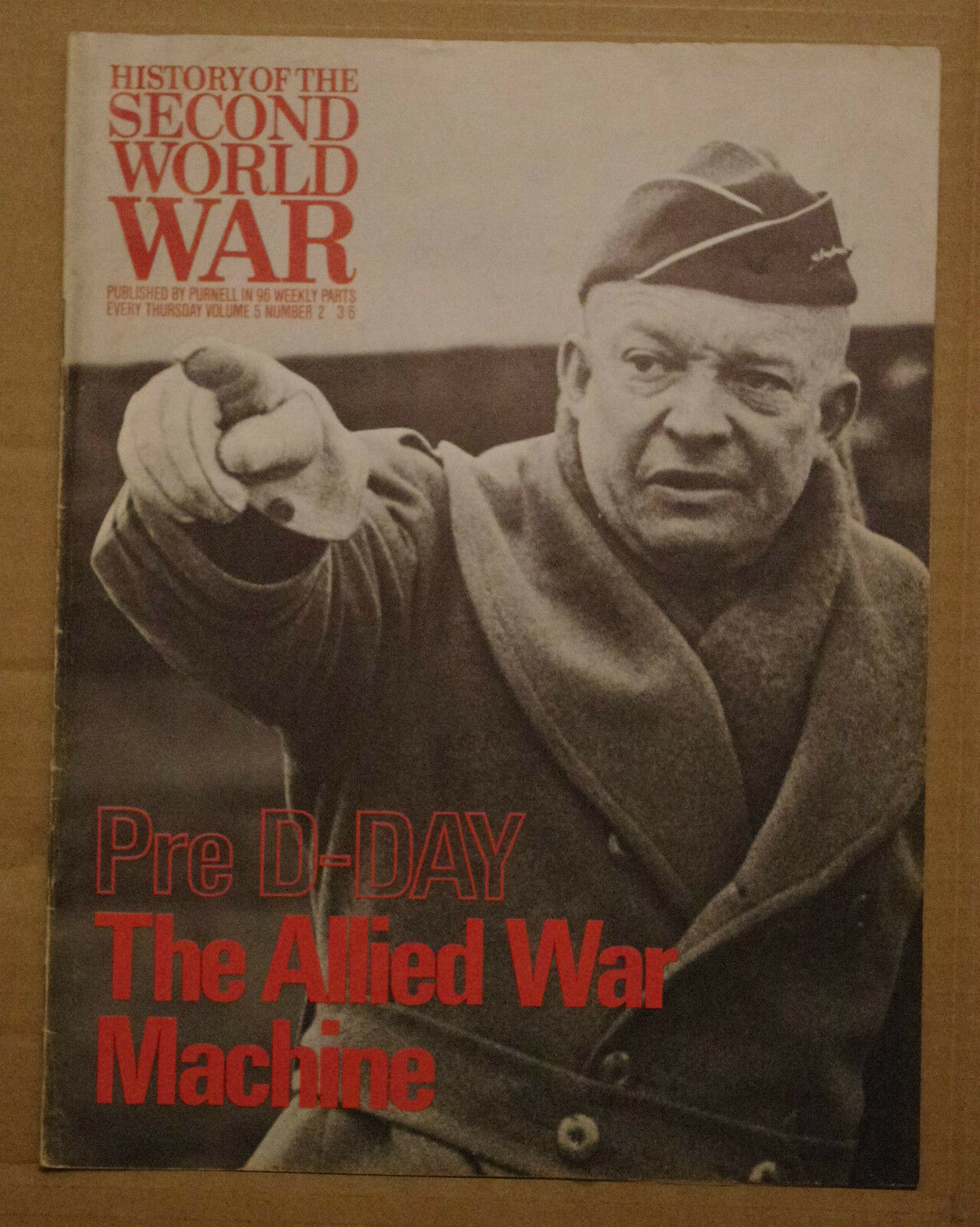 PURNELLS WAR MAGAZINES VINTAGE HISTORY WW2 SECOND WORLD VOLUME 5 NUMBER ...