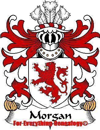 Morgan Welsh Coat of Arms Print Morgan Family Crest - Coat of Arms