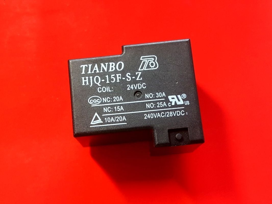 HJQ-15F-S-Z, 24VDC Relay, TIANBO Brand New!! - Switches