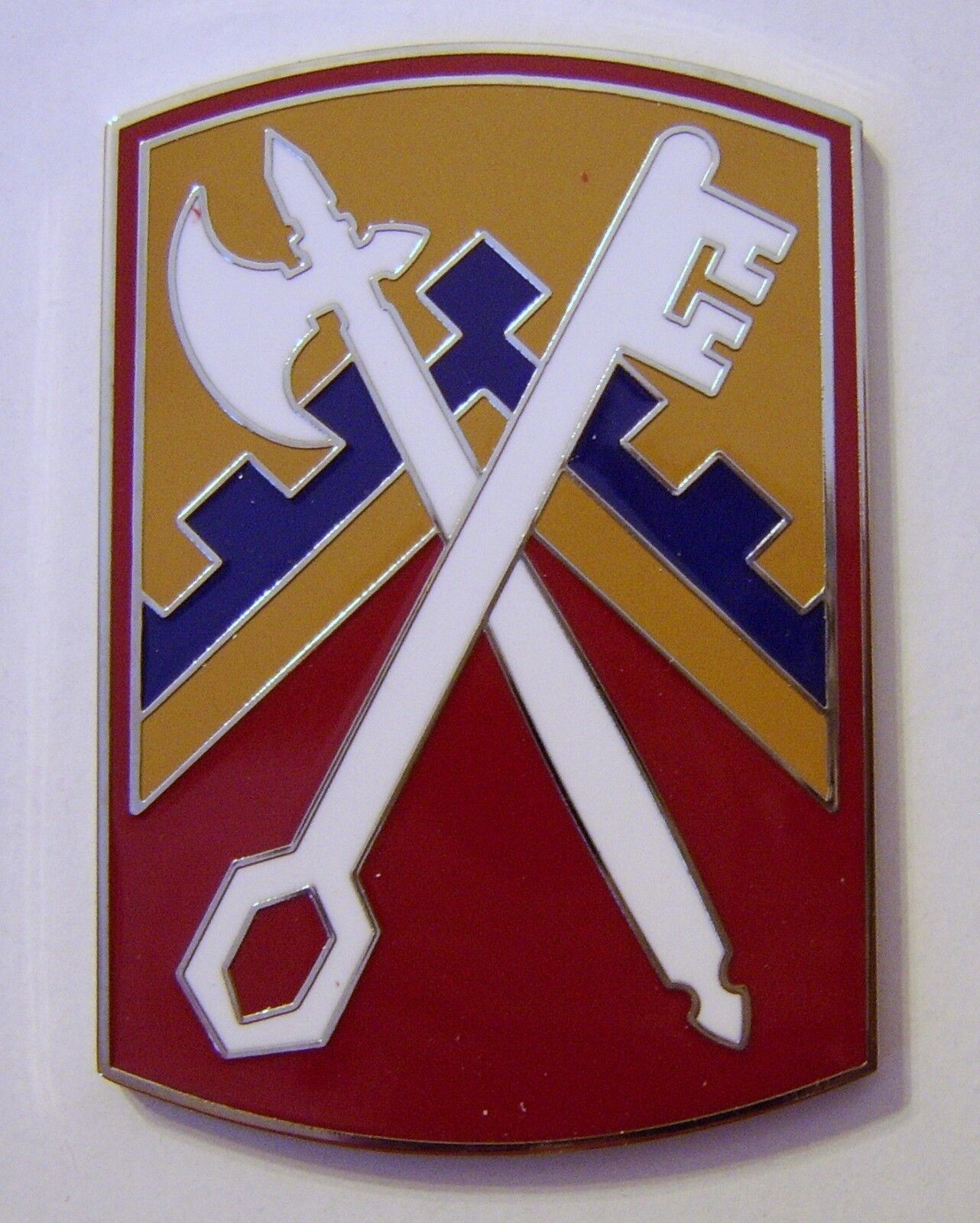 16th SUSTAINMENT BRIGADE COMBAT SERVICE IDENTIFICATION BADGE CSIB:NY14 ...