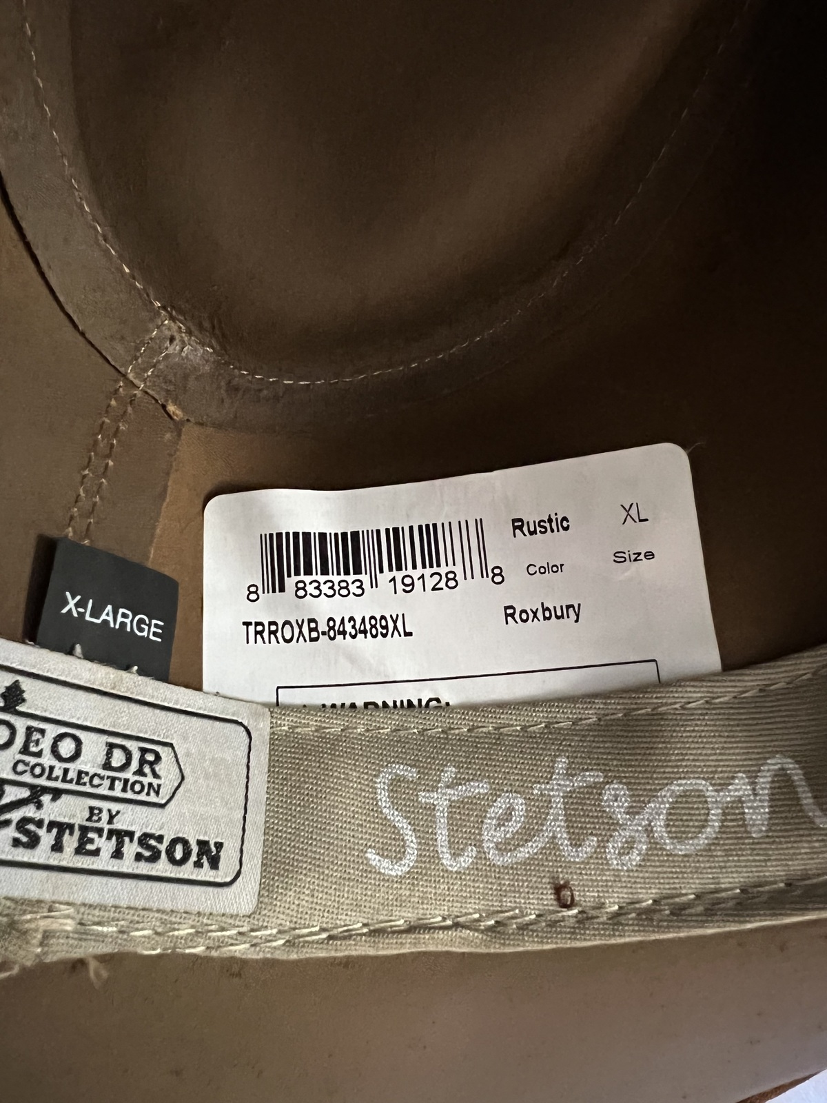 Stetson Cowboy Hat Rust XL - Western Hats