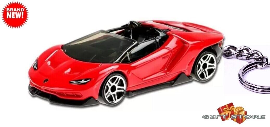 RARE KEY CHAIN RED LAMBORGHINI CENTENARIO ROADSTER CABRIO CUSTOM ...