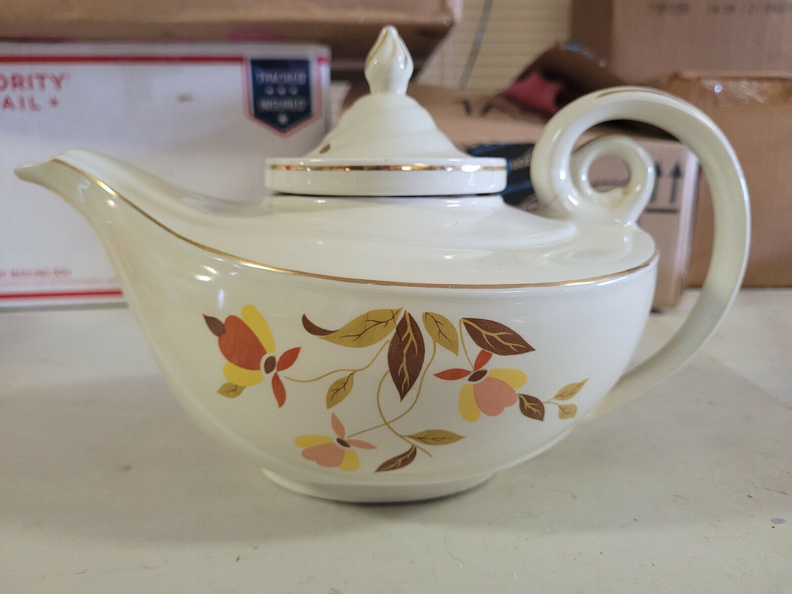 Vintage Tea Pot Steeper Hall's Superior Mary Dunbar Jewel Homemakers ...