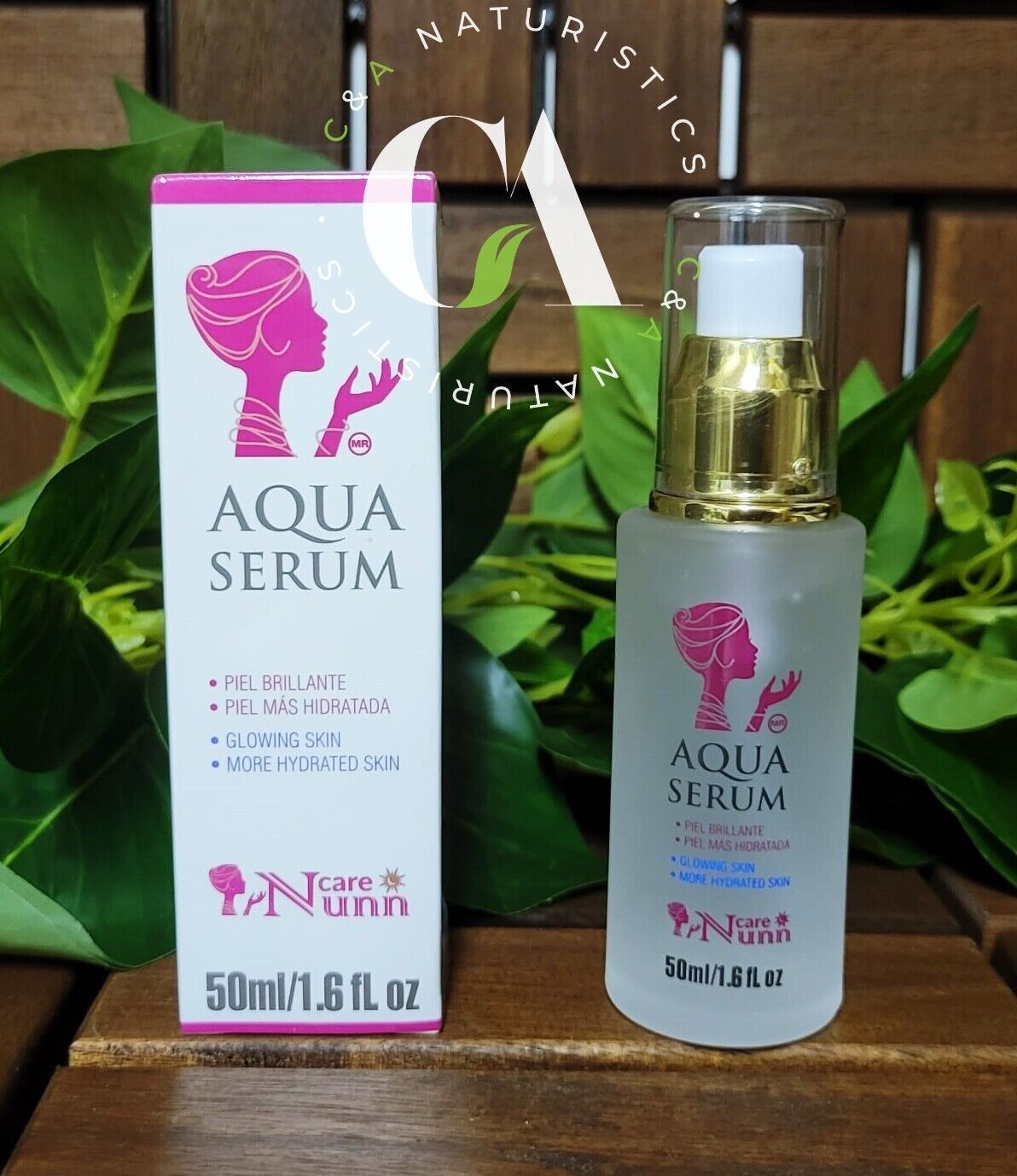 NUNN CARE AQUA SERUM (Con Ácido Hialurónico y Agua Termal) 100% Natural ...