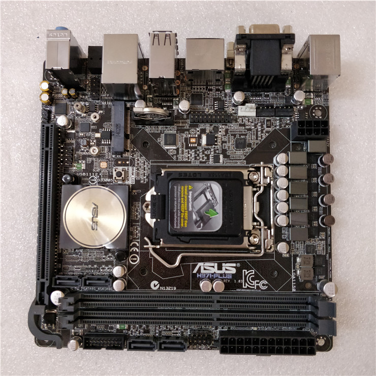 Asus H97i-Plus Chipset Intel H97 Lga1150 Ddr3 Vga Dvi Hdmi Mini-Itx ...