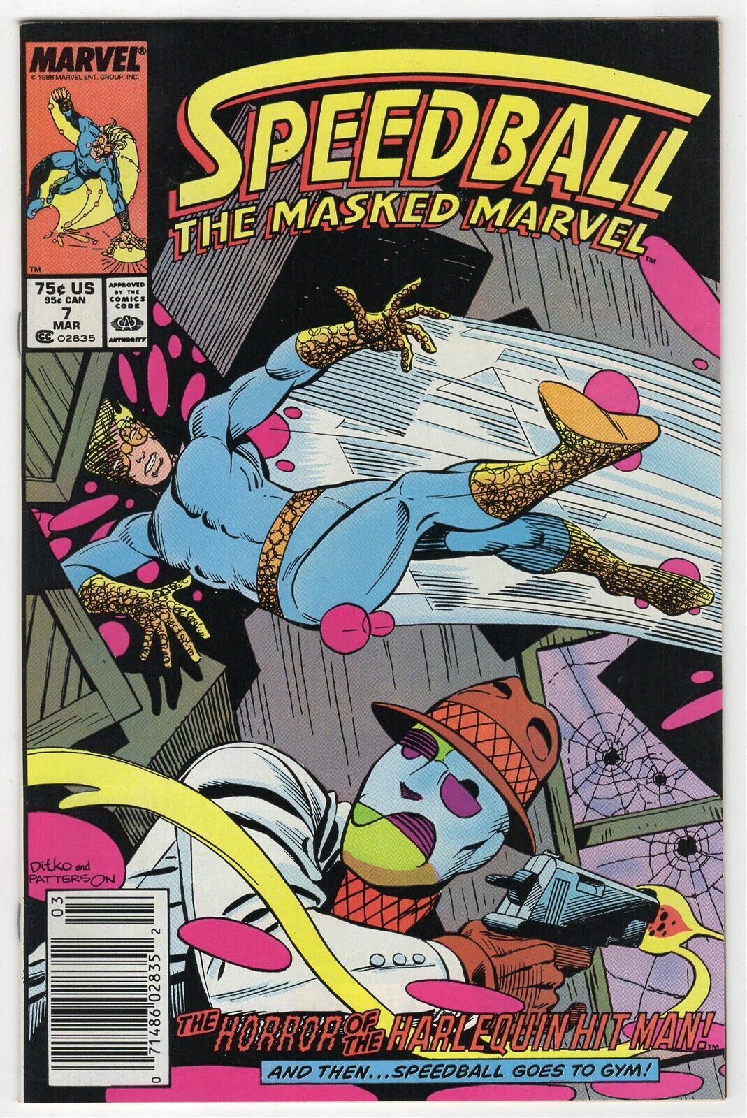 Speedball #7 ORIGINAL Vintage 1989 Marvel Comics - Comics & Graphic Novels
