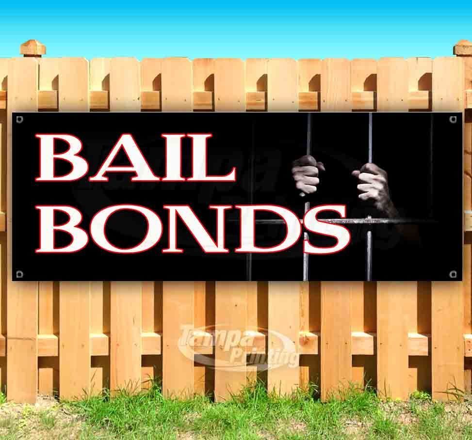 BAIL BONDS Advertising Vinyl Banner Flag Sign Many Sizes - Business Signs