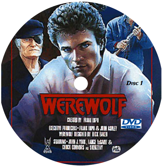 WEREWOLF (1987 TV SERIES) JOHN J. YORK, LANCE LEGAULT (DVD DISCS ONLY ...