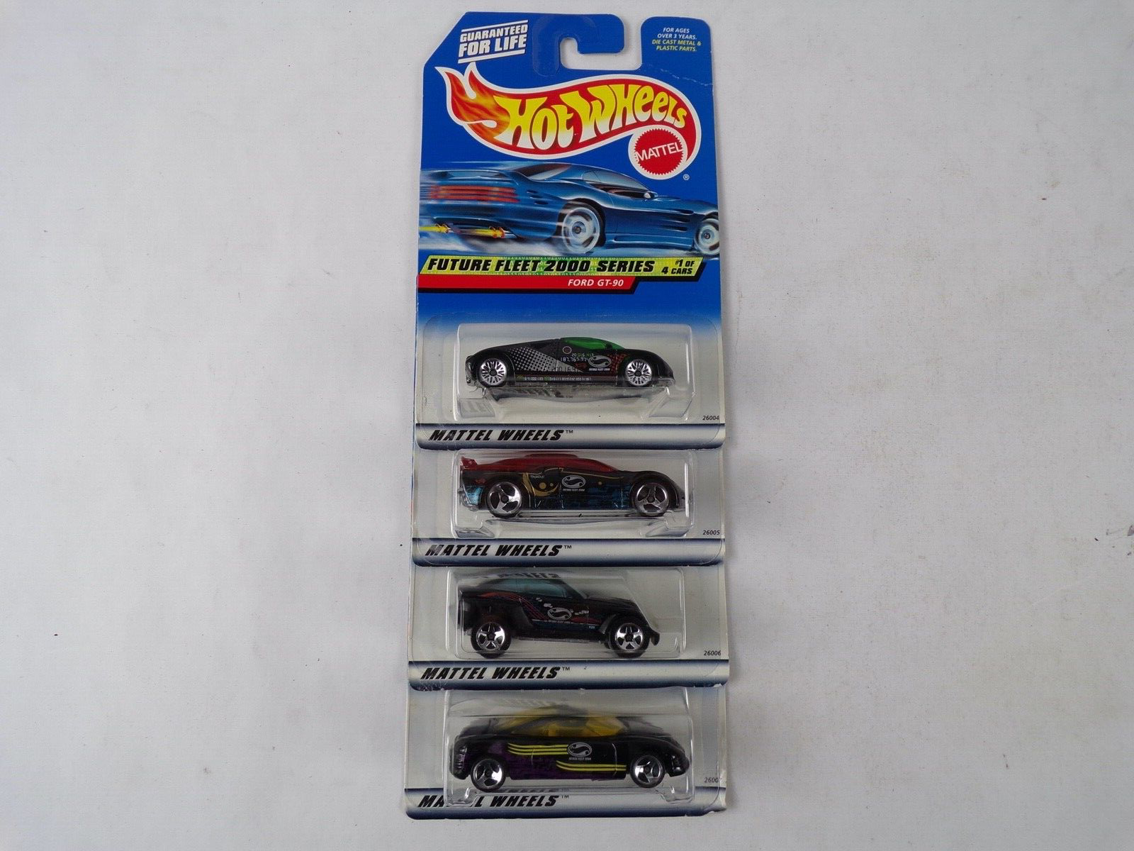 Mattel Hot Wheels Future Fleet 2000 Series Complete Cars # 1 2 3 4 ...