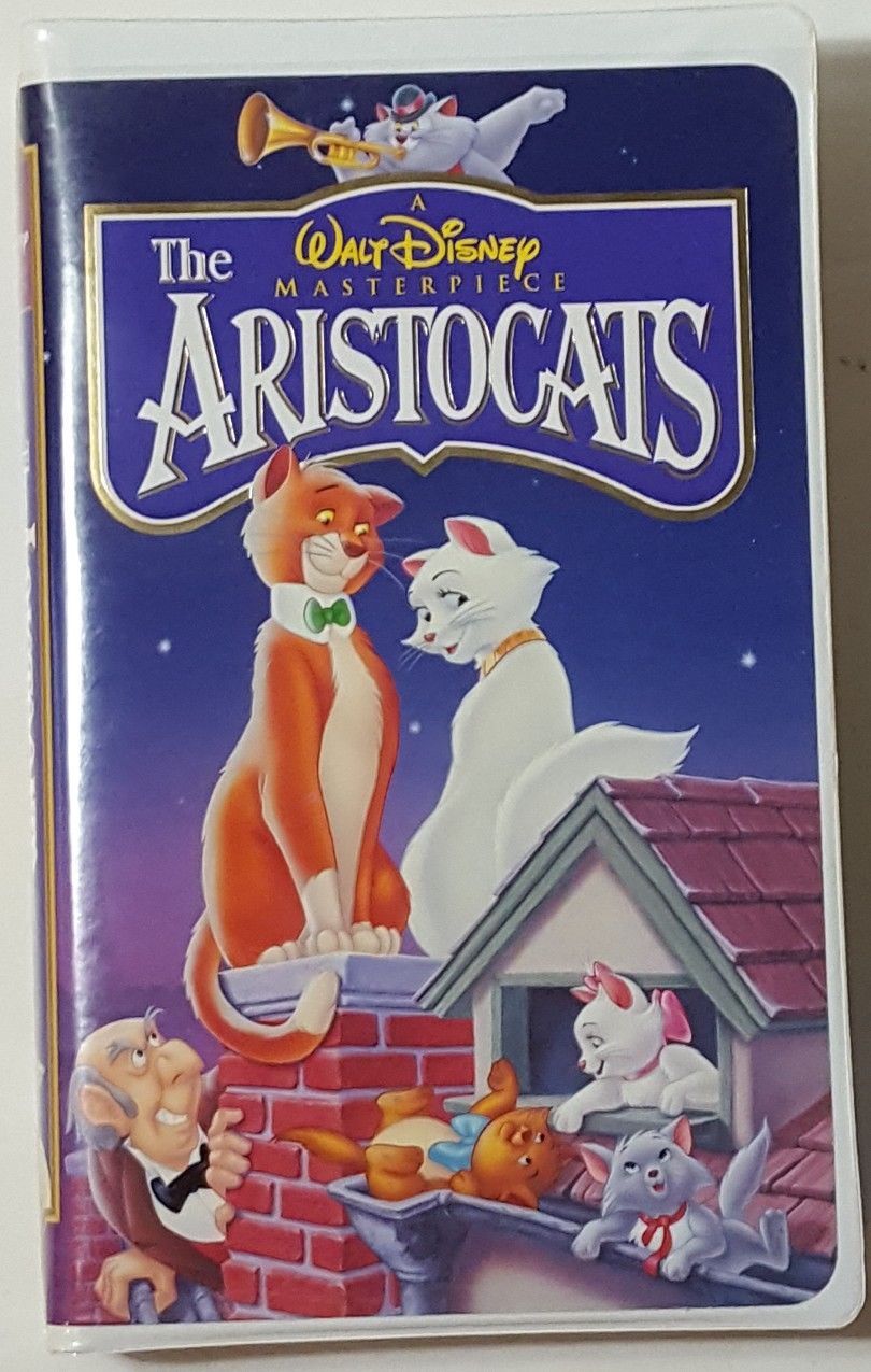 The Aristocats Disney Vhs Tape Masterpiece Collection 1996