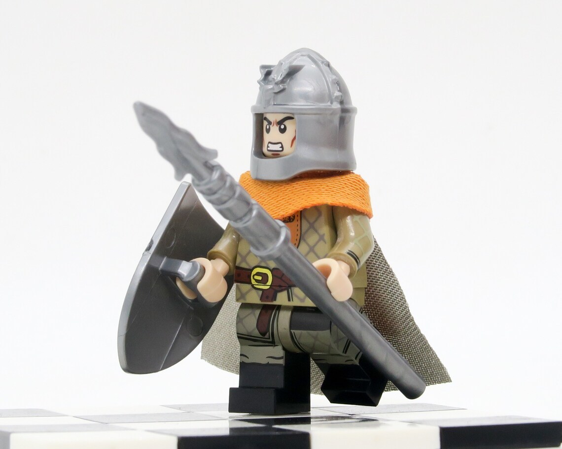Game of Thrones House Baratheon Soldier Spearman Minifigures Weapons Accessories - Building Toy ...