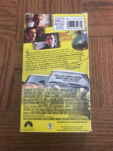 The Italian Job Vhs - VHS Tapes