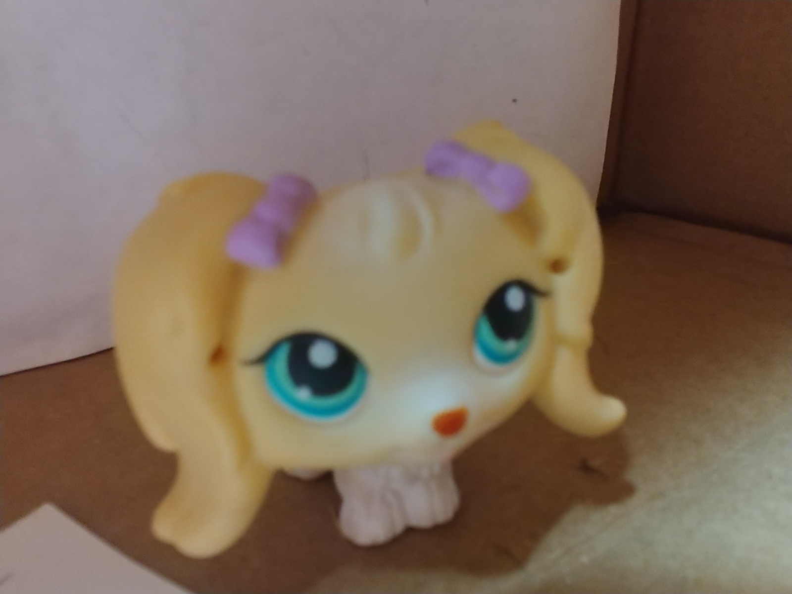 Littlest Pet Shop LPS #175 Maltese with Blue Eyes and Lilac Bows ...