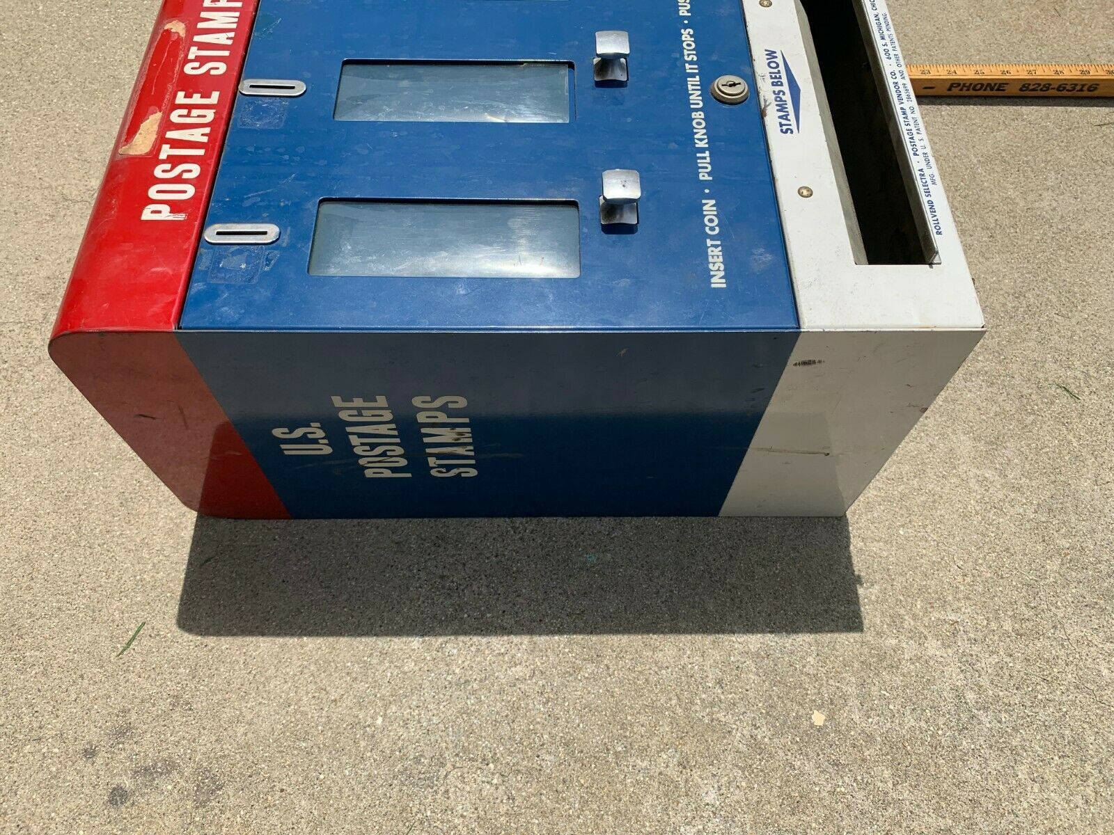 VINTAGE USPS POSTAGE STAMP VENDING MACHINE - Postage Stamp