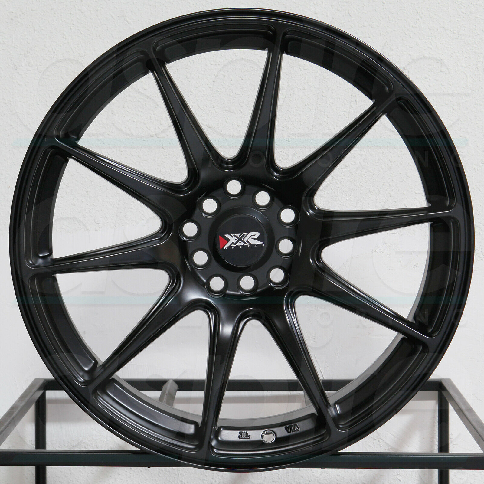 17x7.5 XXR 527 4x98/4x108 40 Flat Black Wheels Rims Set(4) - Wheels