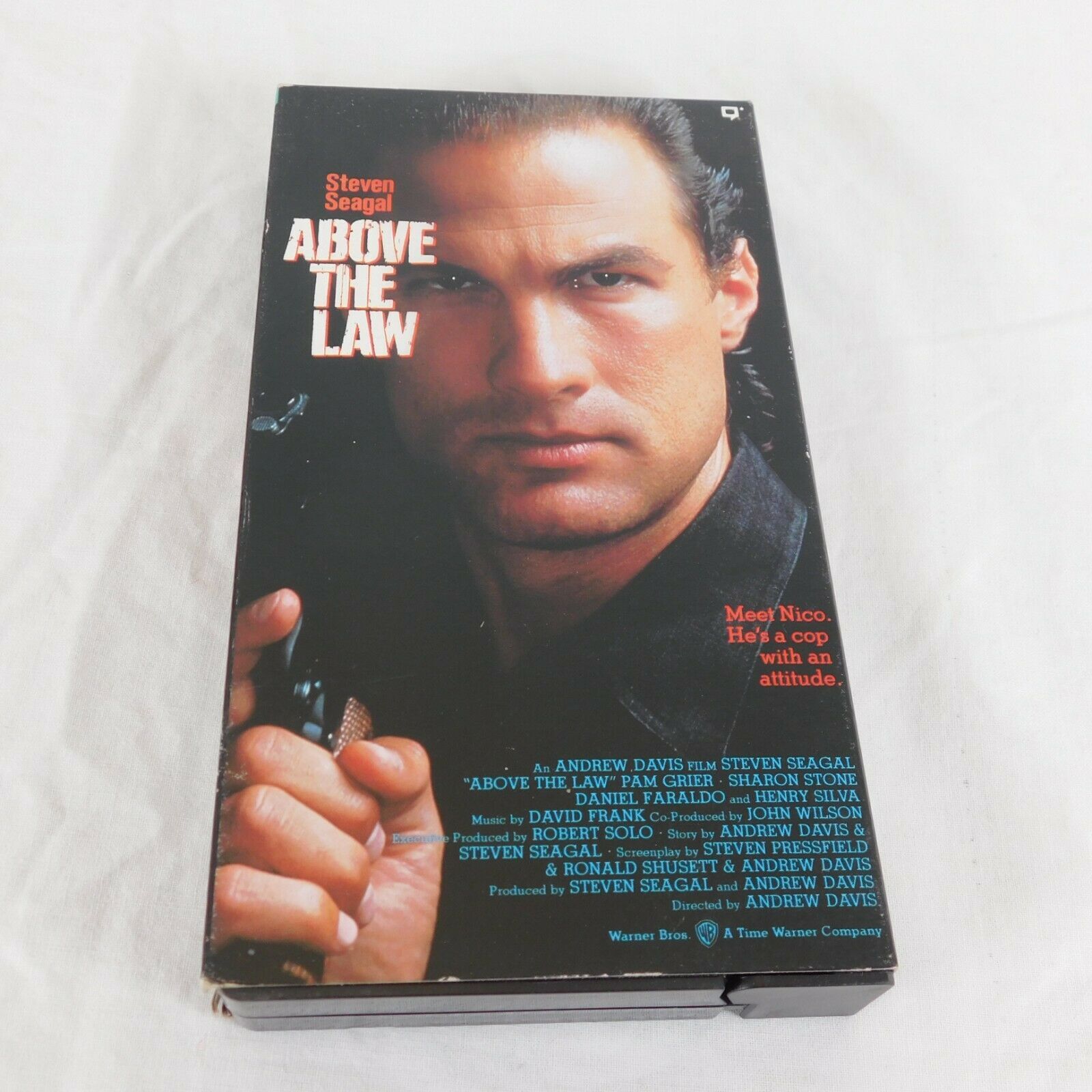 Above the Law VHS 1991 Steven Seagal Pam Grier Sharon Stone Michael ...