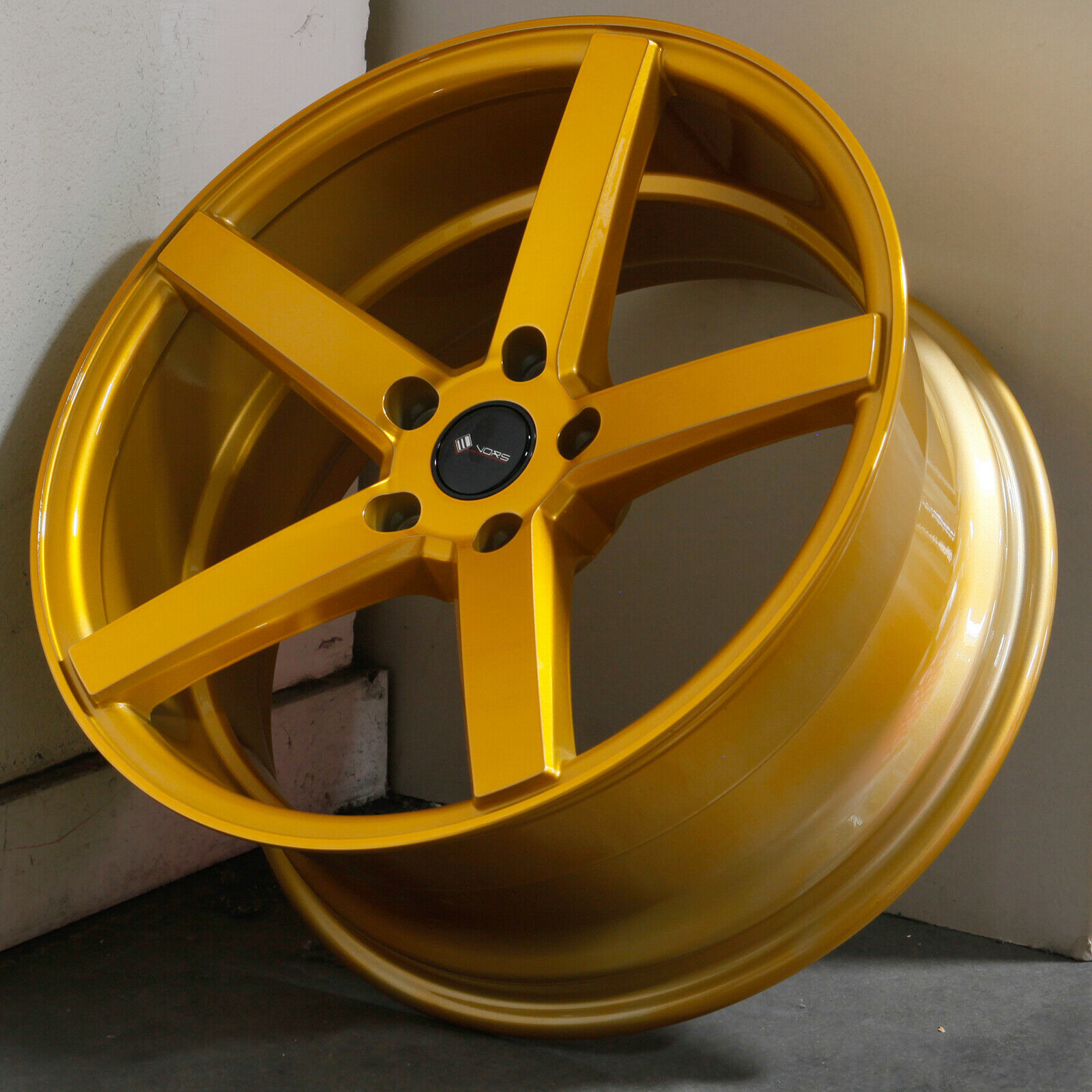 18x8.5 Vors TR5 5x112 35 Candy Gold Wheels Rims Set(4) - Wheels