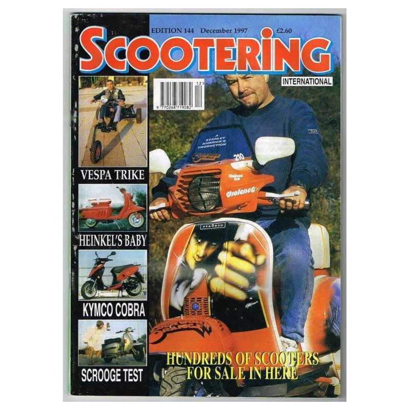 Scootering International Magazine December 1997 mbox3553/h Vespa Trike ...