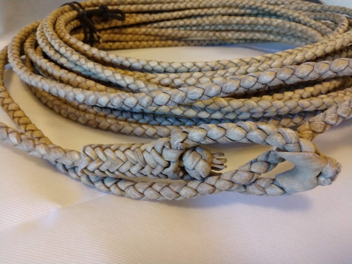 Cowboy Lasso Rawhide Leather Lariat 68 - 70 and 50 similar items