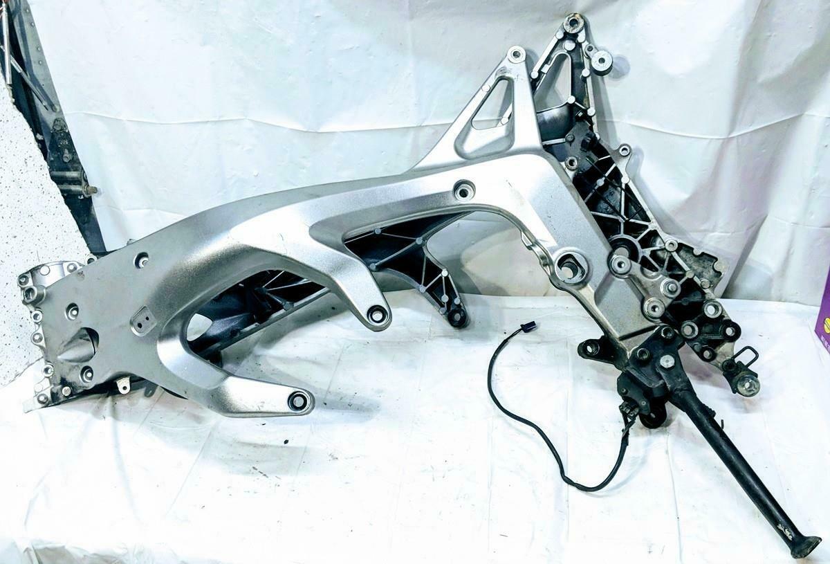 2005 Yamaha FZ6 600cc OEM Painted Silver Frame Chassis Assembly ...