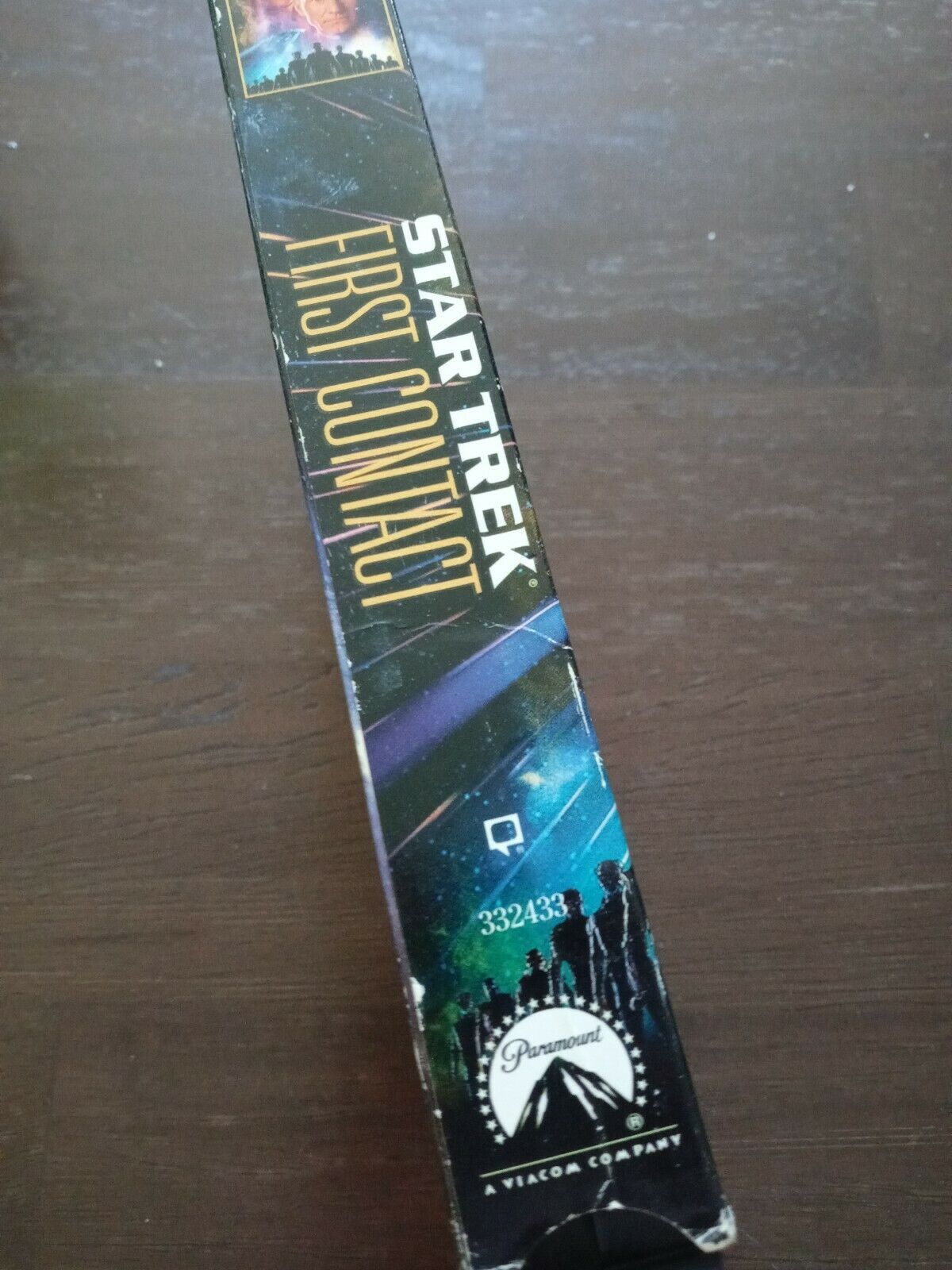 STAR TREK "FIRST CONTACT" VHS VIDEO TAPE Hologram Cover - VHS Tapes