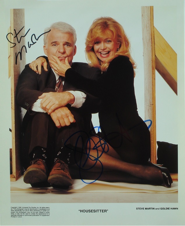 Steve Martin & Goldie Hawn Signed Photo X2 - and similar items