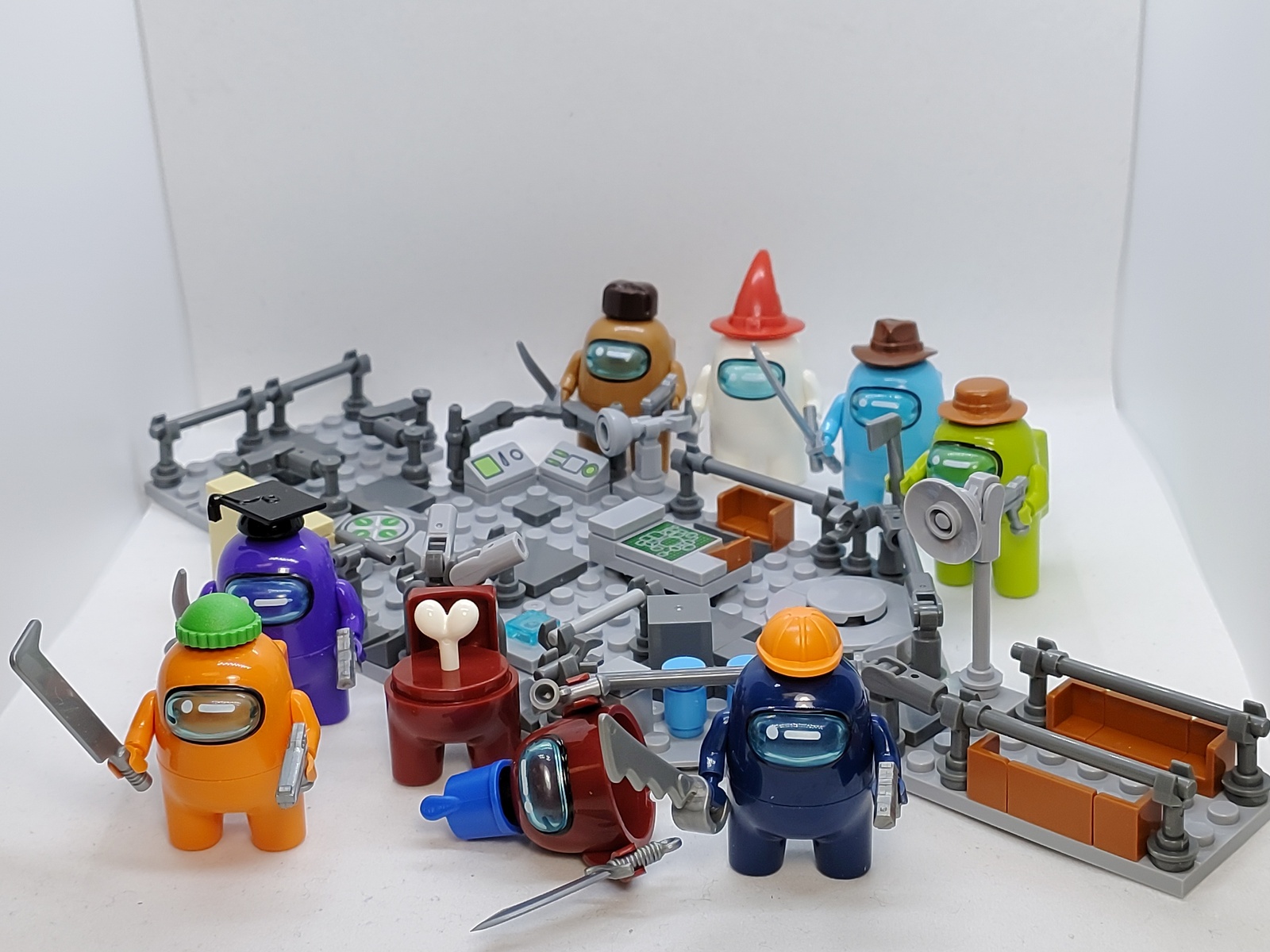 Imposter Crewmate Among US Custom Toy Figure - Building Toys & Blocks