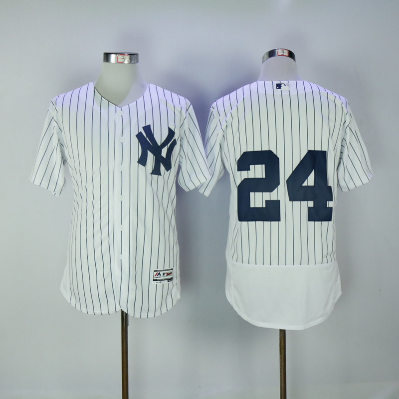 Men's New York Yankees 24 Gary Sanchez White Flexbase Baseball Jersey ...