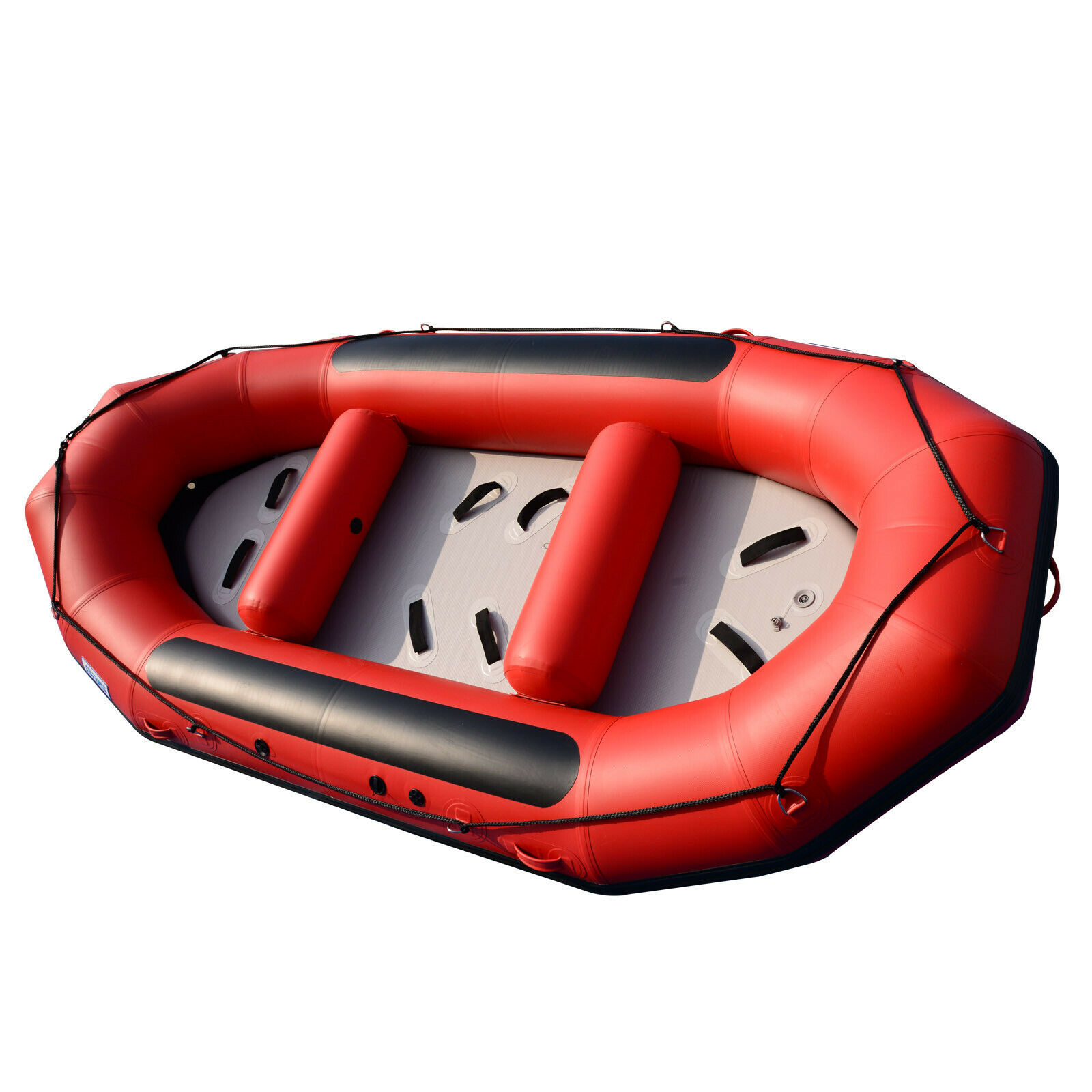 BRIS 13ft Inflatable River Raft 6 Person White Water Rescue Raft ...