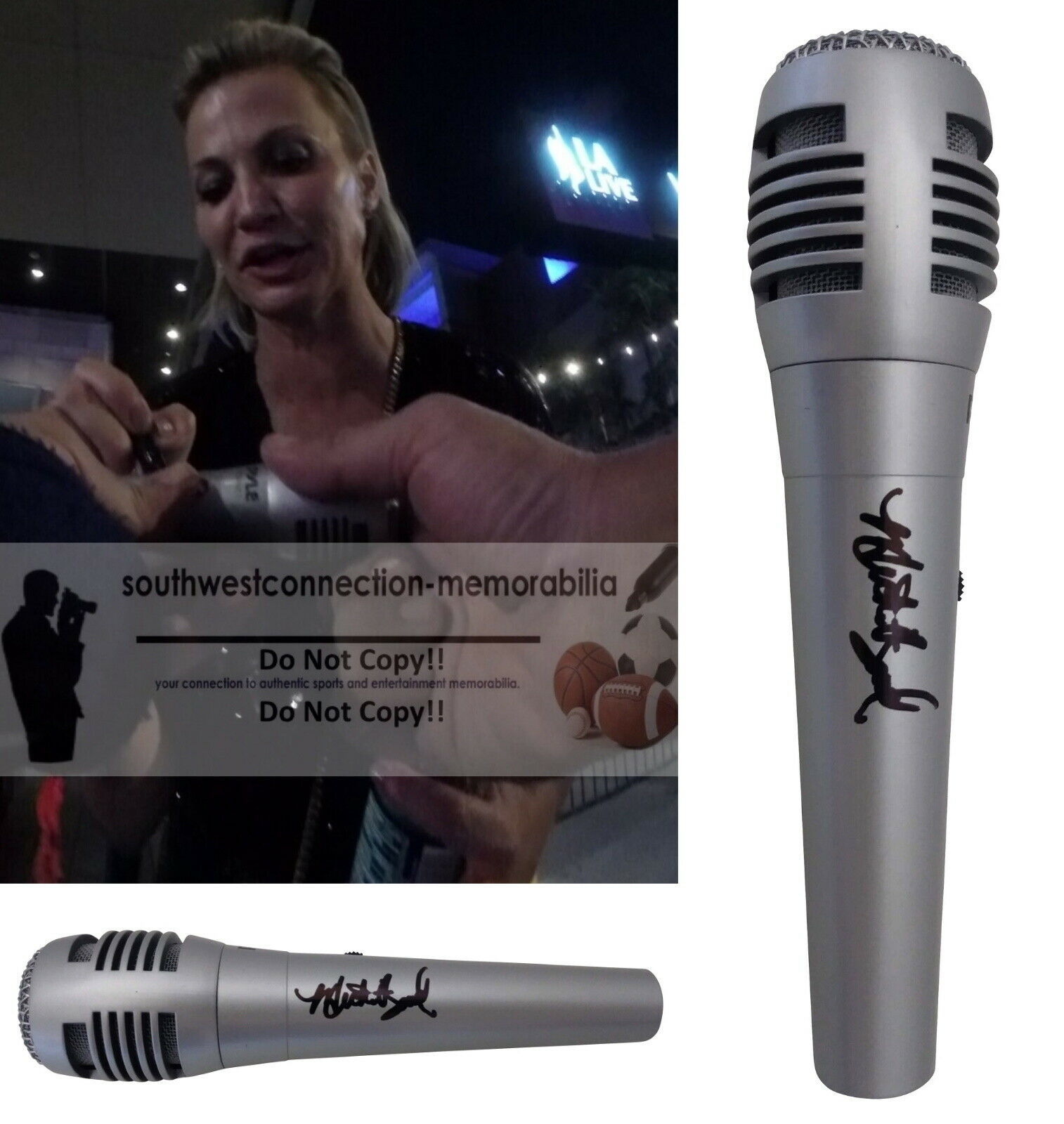 Michelle Beadle ESPN Sports Host Analyst Autographed Signed Microphone ...