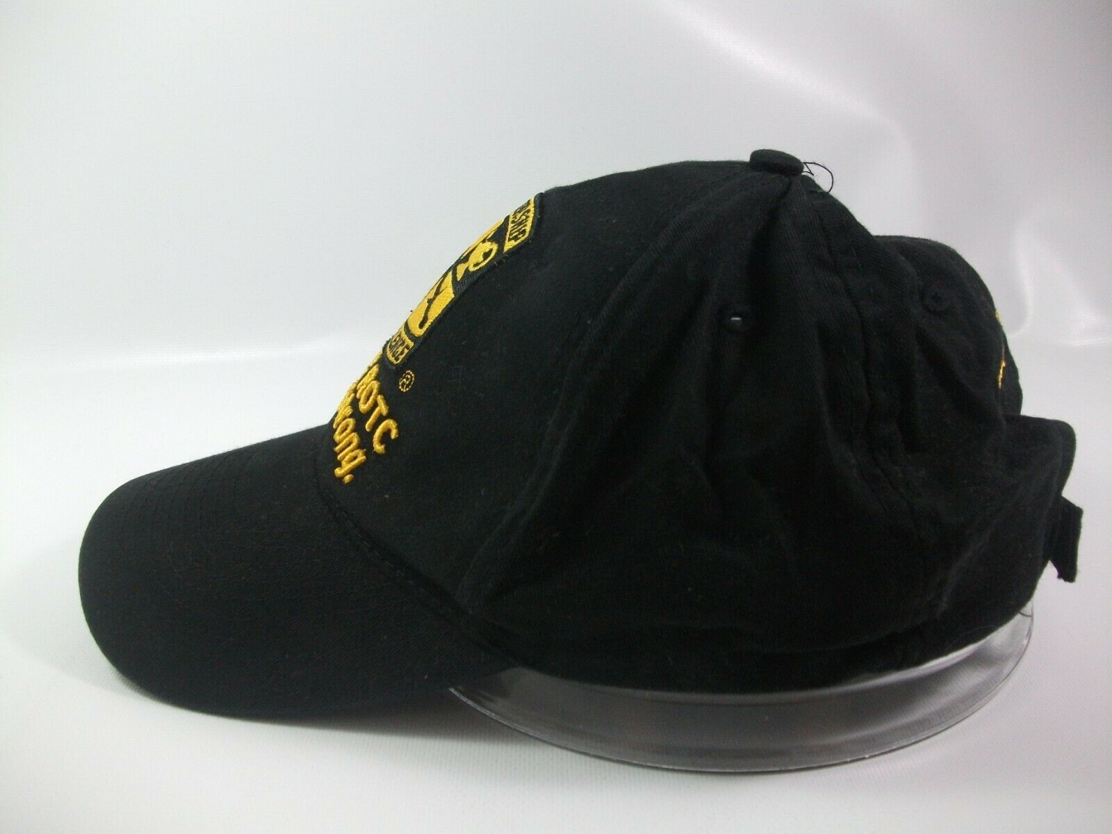 Army ROTC Start Strong Hat Black Hook Loop Baseball Cap - Men's Accessories