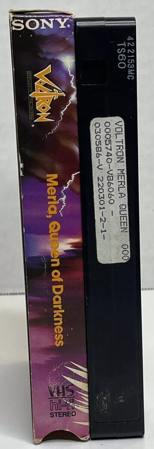 VINTAGE Voltron Defender of The Universe - Merla Queen Of Darkness VHS ...