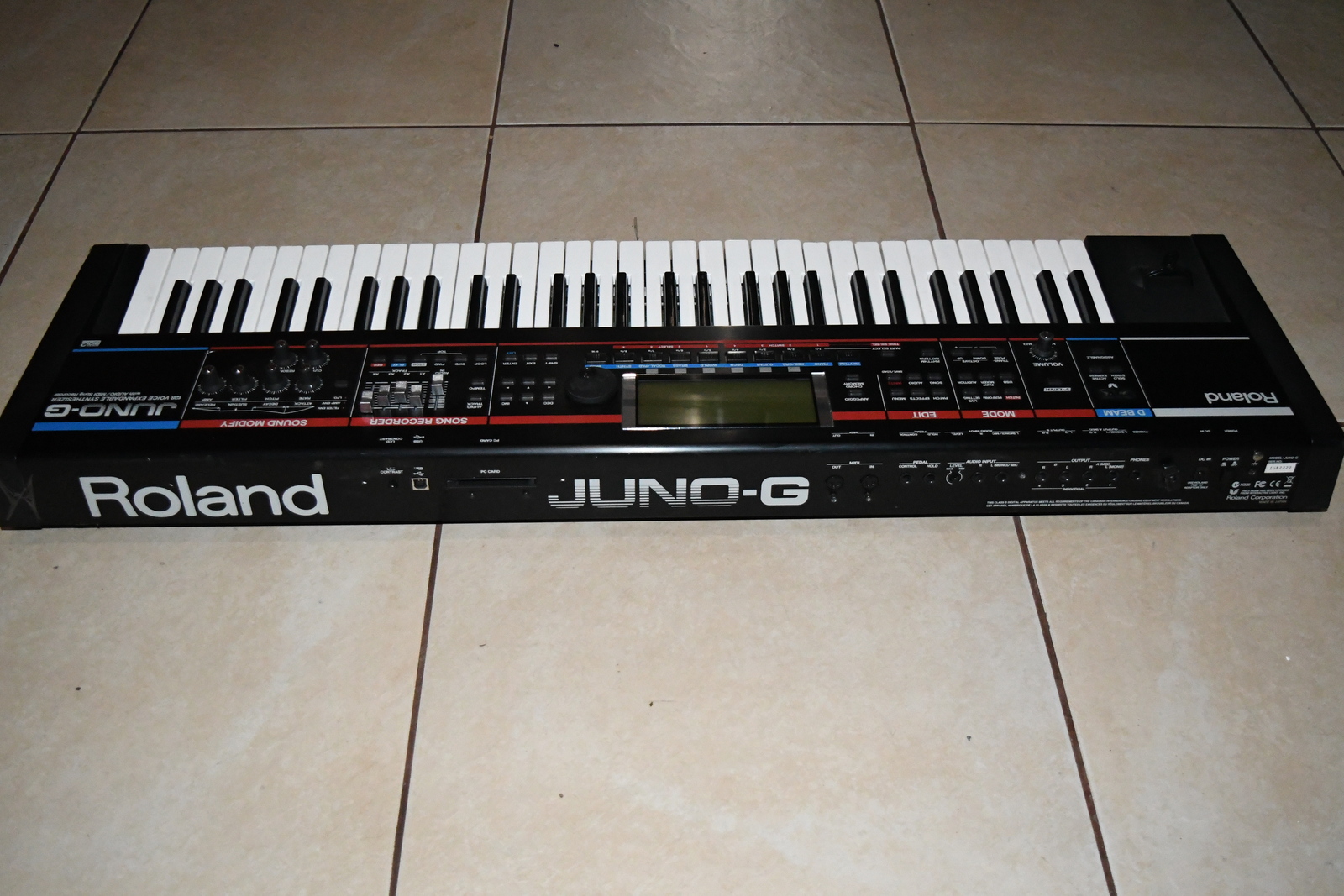ROLAND JUNO G Synthesizer/Keyboard-Powers On / Will need AC Plug As IS ...