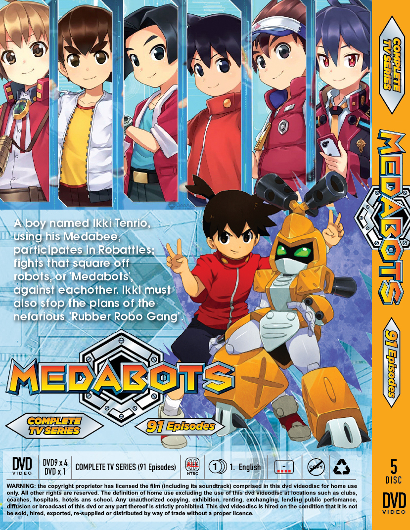 Medabots Complete TV Series ( Vol. 1-91 End ) Anime DVD (English Dub ...