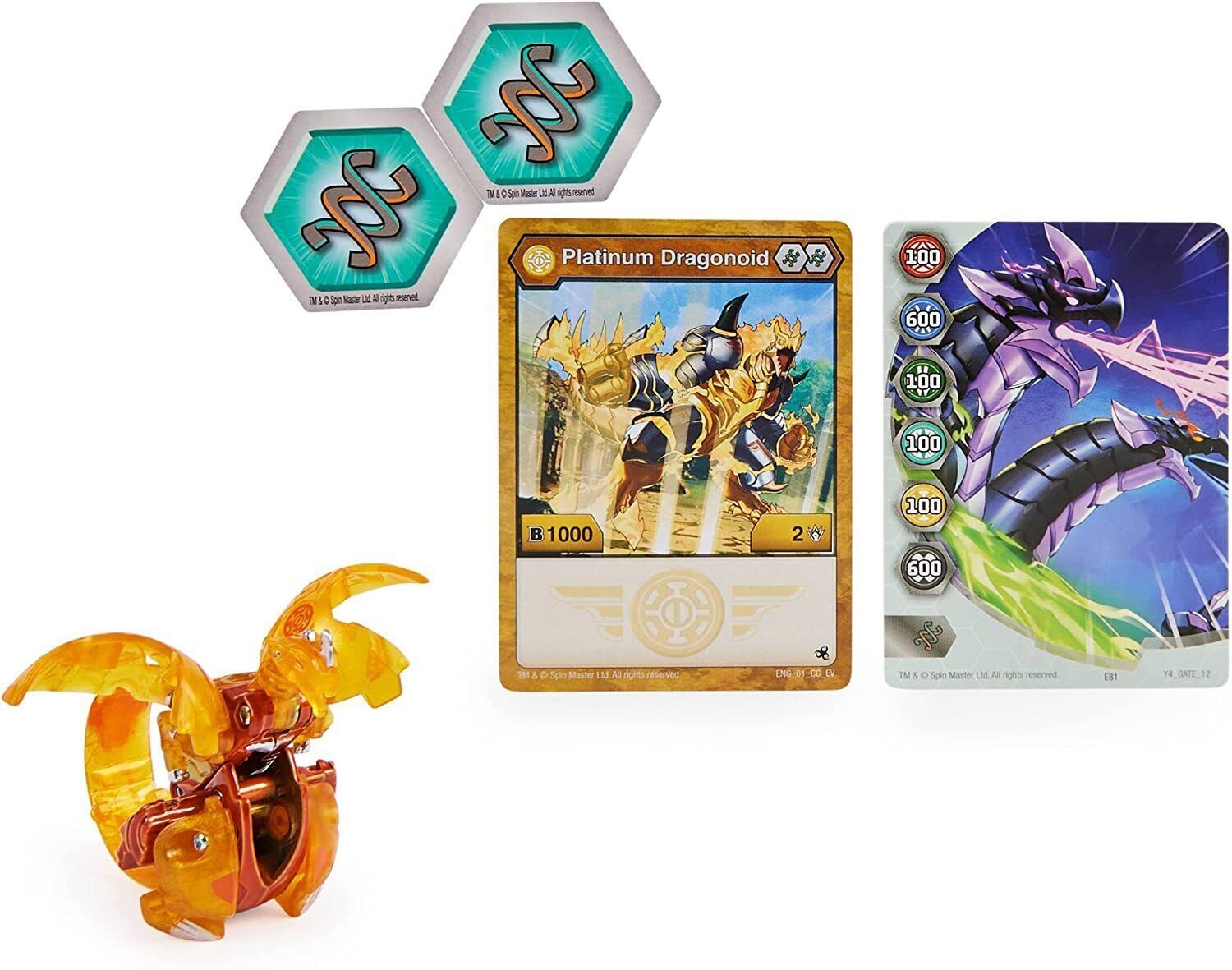 Bakugan Evolutions 2022 Platinum Series Die-cast Aurelus (Gold ...