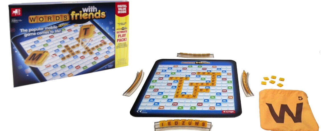 Words with Friends Classic Board Game 2 to 4 Players - Contemporary ...