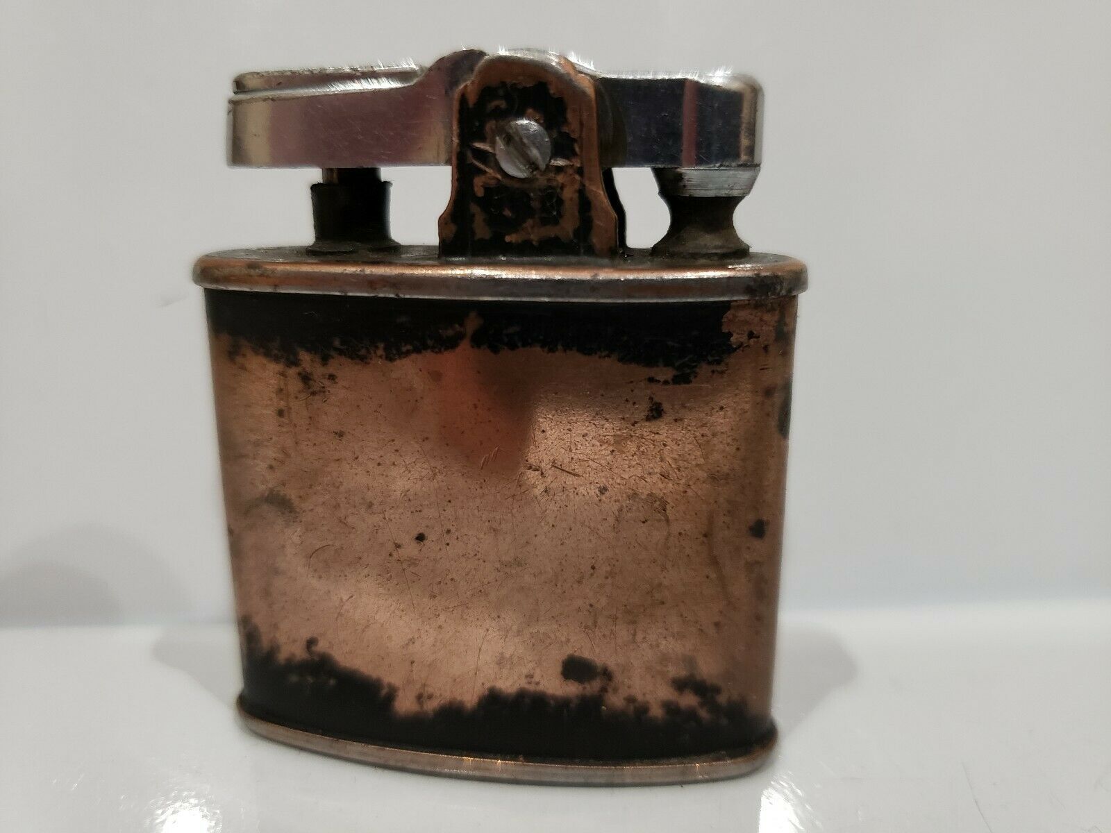 RARE! WWII VINTAGE WORKING BLACK RONSON STANDARD MILITARY LIGHTER ...