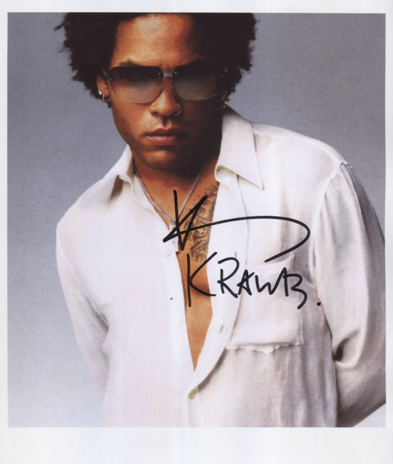 Lenny Kravitz SIGNED 8" x 10" Photo + COA Lifetime Guarantee 100% ...