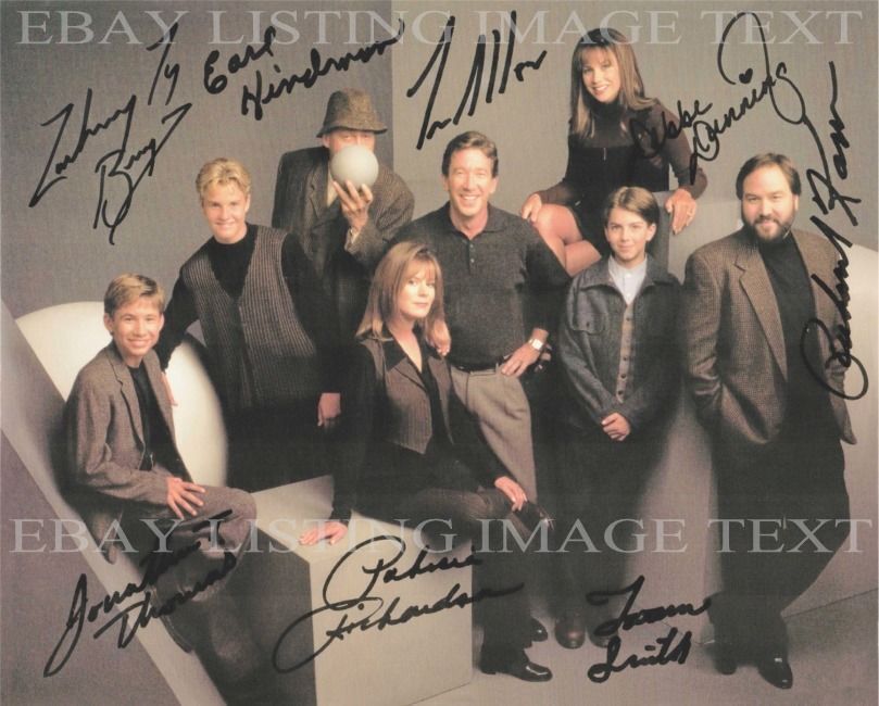 HOME IMPROVEMENT TOOL TIME FULL CAST SIGNED AUTOGRAPHED 8x10 RP PHOTO ...