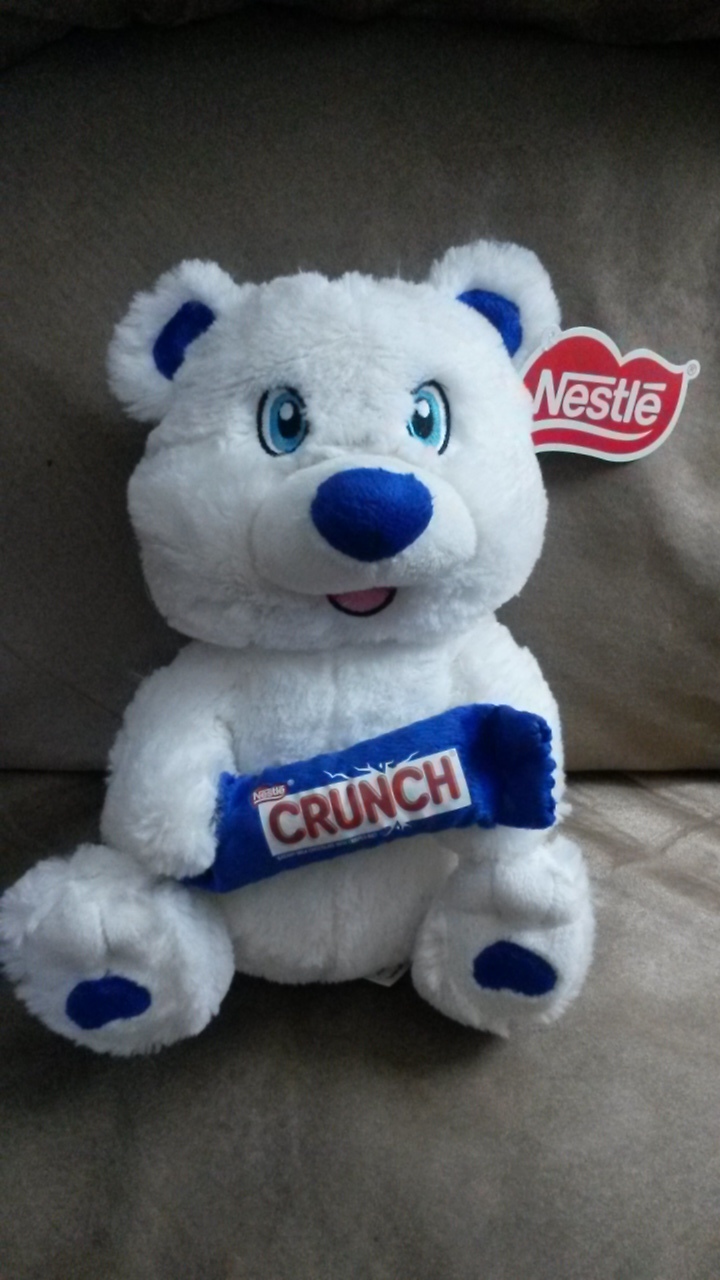 NESTLE CANDY BAR BEAR CRUNCH Brand New Licensed Plush Stuffed Tags 10 ...