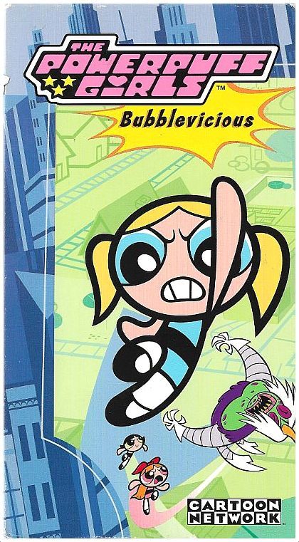 VHS - The Powerpuff Girls: Bubblevicious (2000) *5 Episodes / Cartoon ...