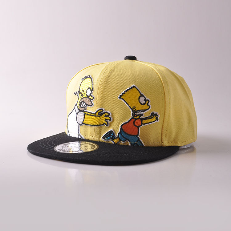 The Simpsons Kid Hiphop Baseball Cap Boys Girls Hat Snapback One Size ...
